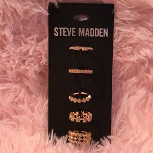 Steve Madden | Jewelry | Nwt Steve Madden 6 Piece Ring Set | Poshmark